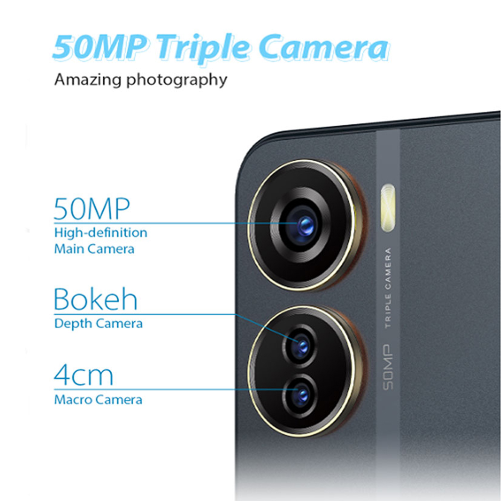 ZTE Blade V40 Design 4gb+128gb 50mp Triple Camera Design Smartphone ...