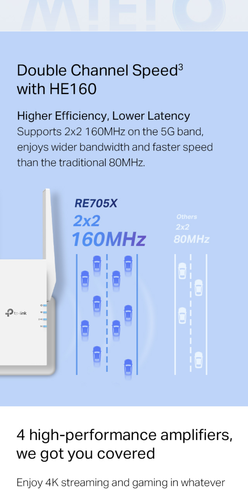 TP-Link | RE705X | Dual Band | AX3000 | Gigabit | MU-MIMO | One Mesh ...