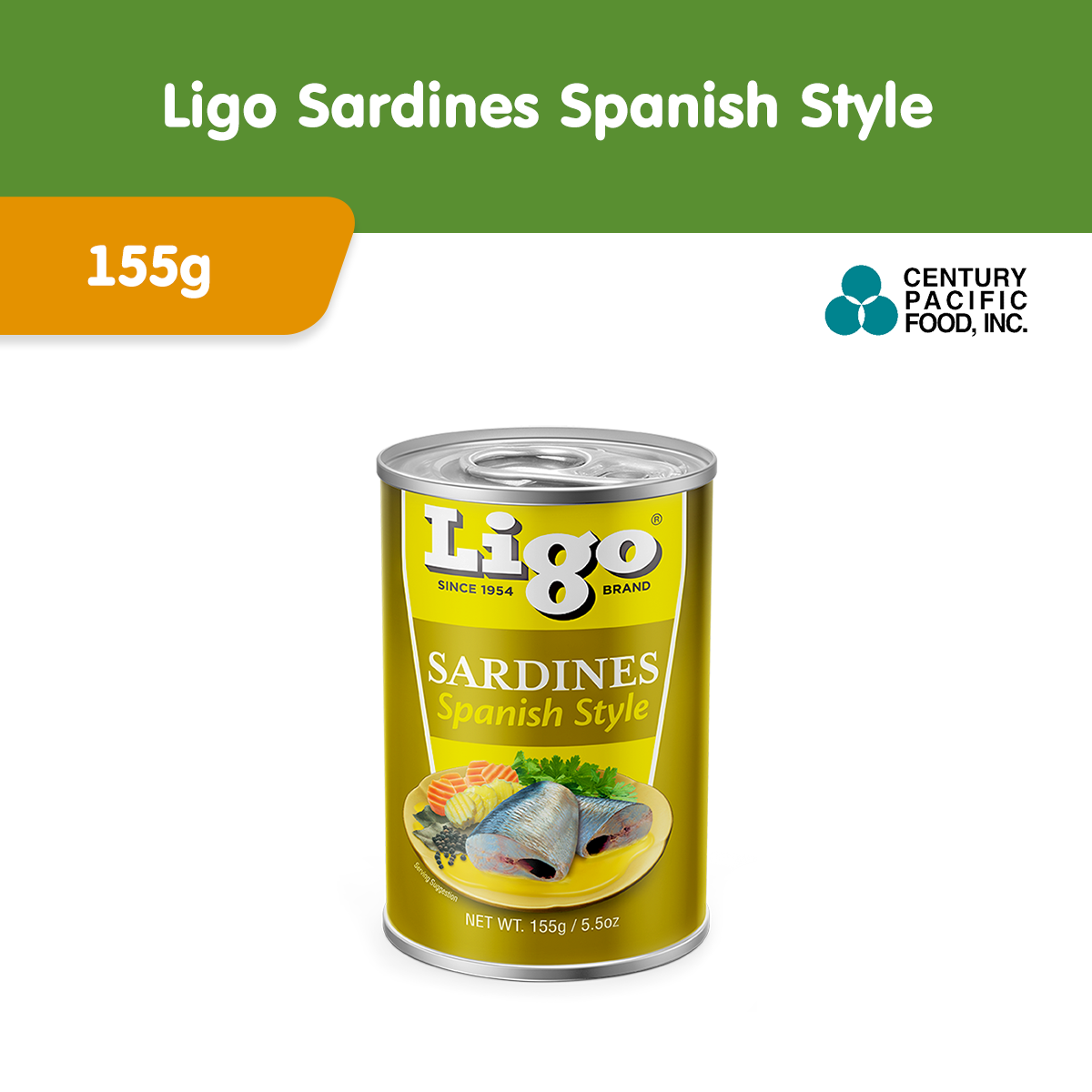 Ligo Sardines Spanish Style 155g | Shopee Philippines