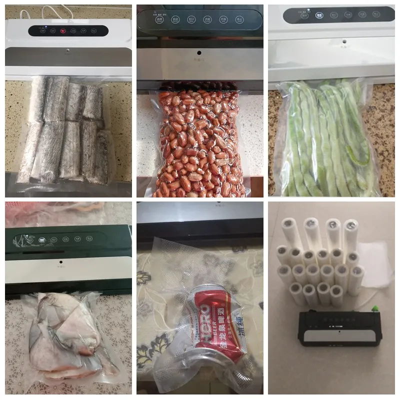 Food Vacuum Sealer Machine Saver Electric Packaging With Bags | Shopee ...