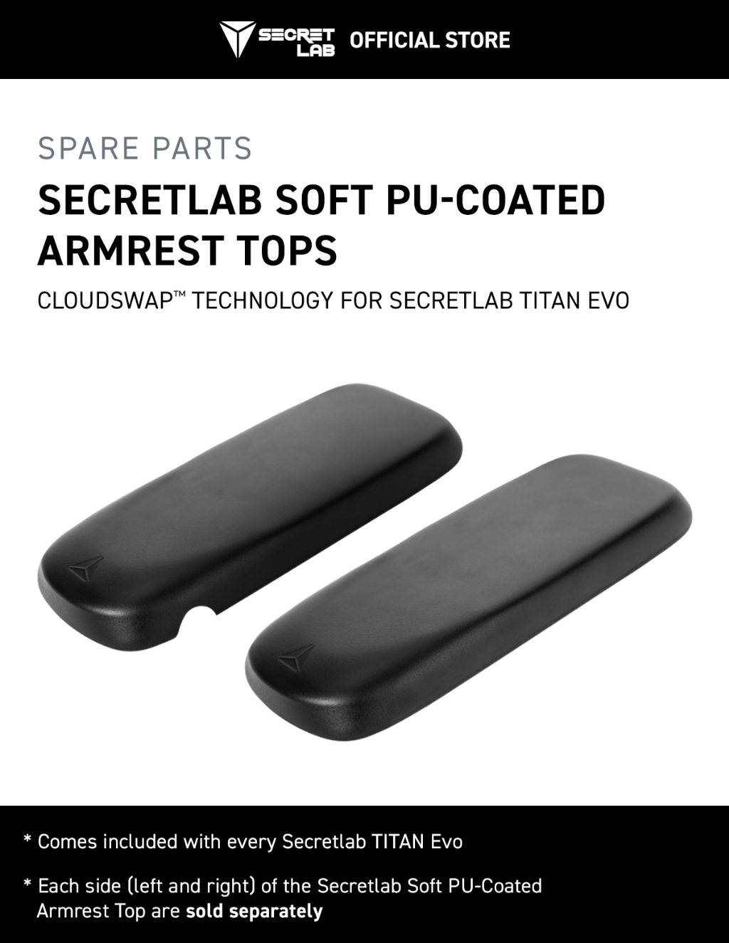 Secretlab TITAN Evo Soft PU-Coated Spare Part with CloudSwap ...