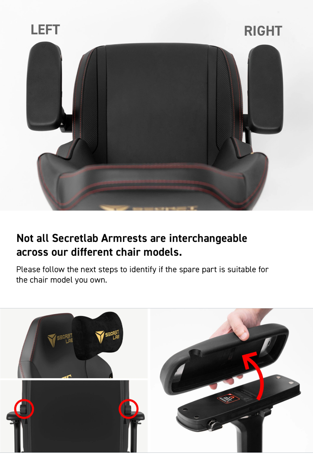Secretlab TITAN Evo Soft PU-Coated Spare Part with CloudSwap ...