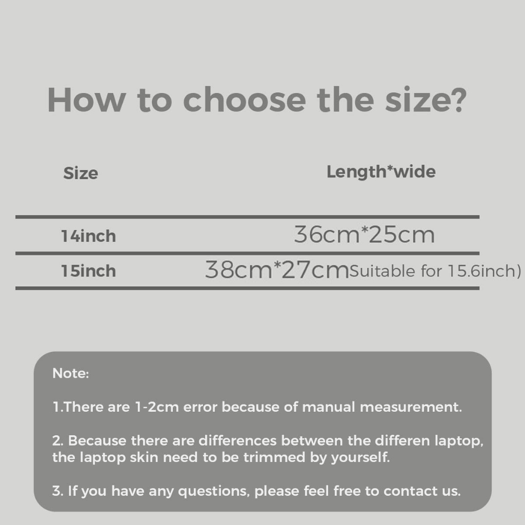 Plain Solid Pure Color Vinyl Universal Laptop Skin Sticker Notebook ...