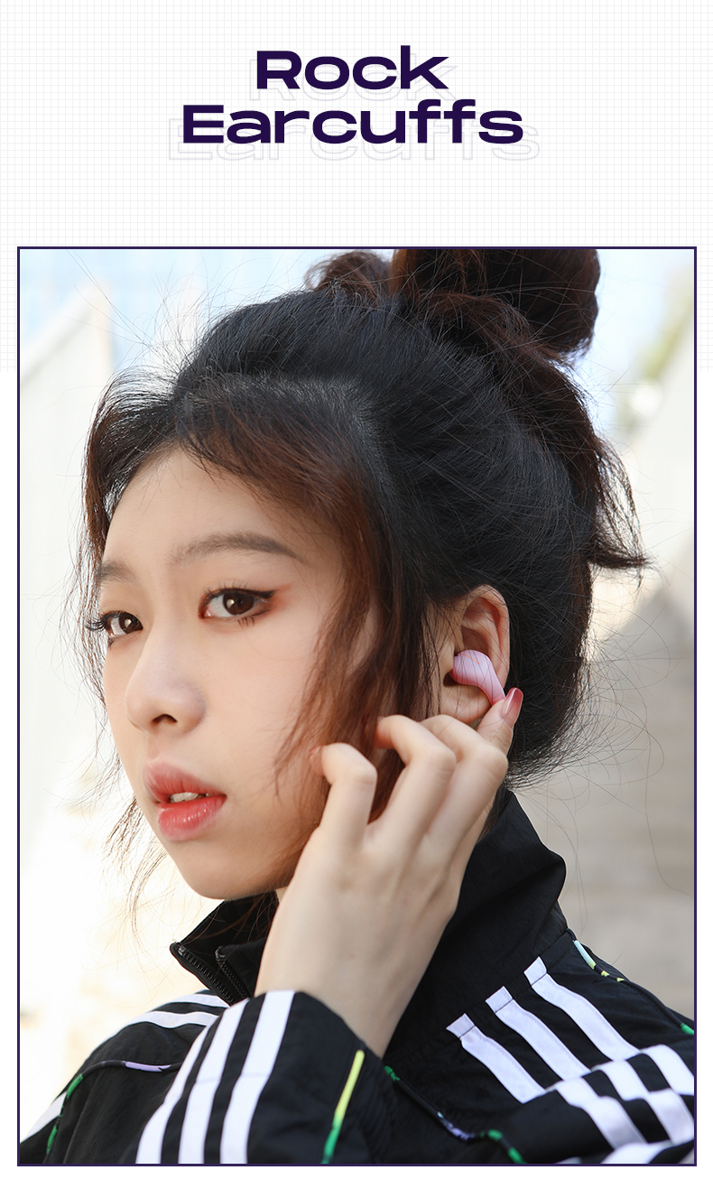 Rock Space Sound Earcuffs TWS Earbuds Wireless Bluetooth Earphones ...
