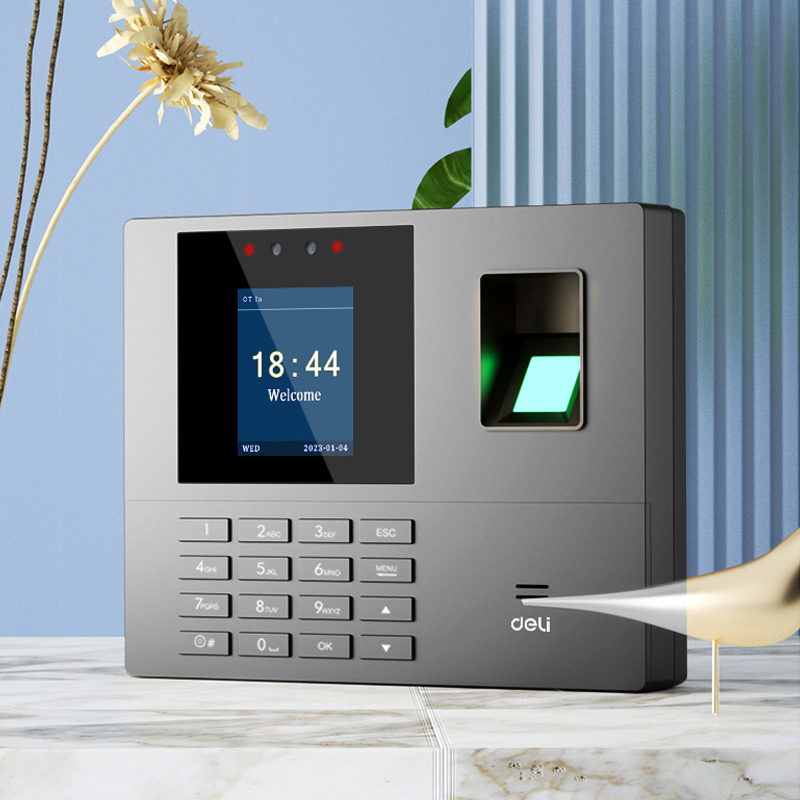 Deli Face And Fingerprint Attendance Machine Mixed Recognition ...