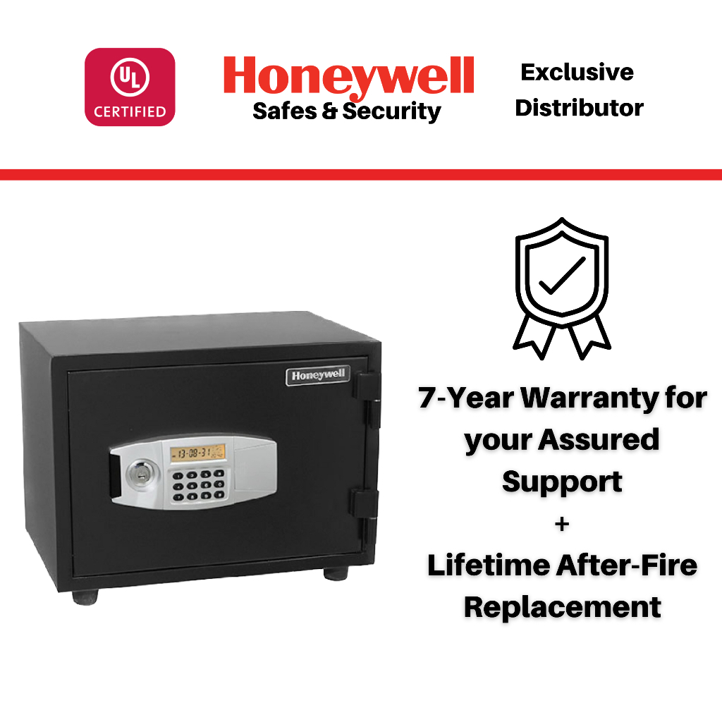 Honeywell Safe 2113 Digital Steel Fire & Security Safe Cash Vault Box ...