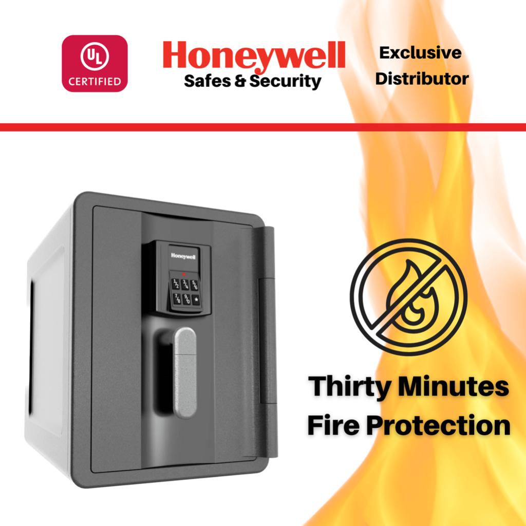 Honeywell Safe 2901 Waterproof Fire and Security Safe Vault Box ...