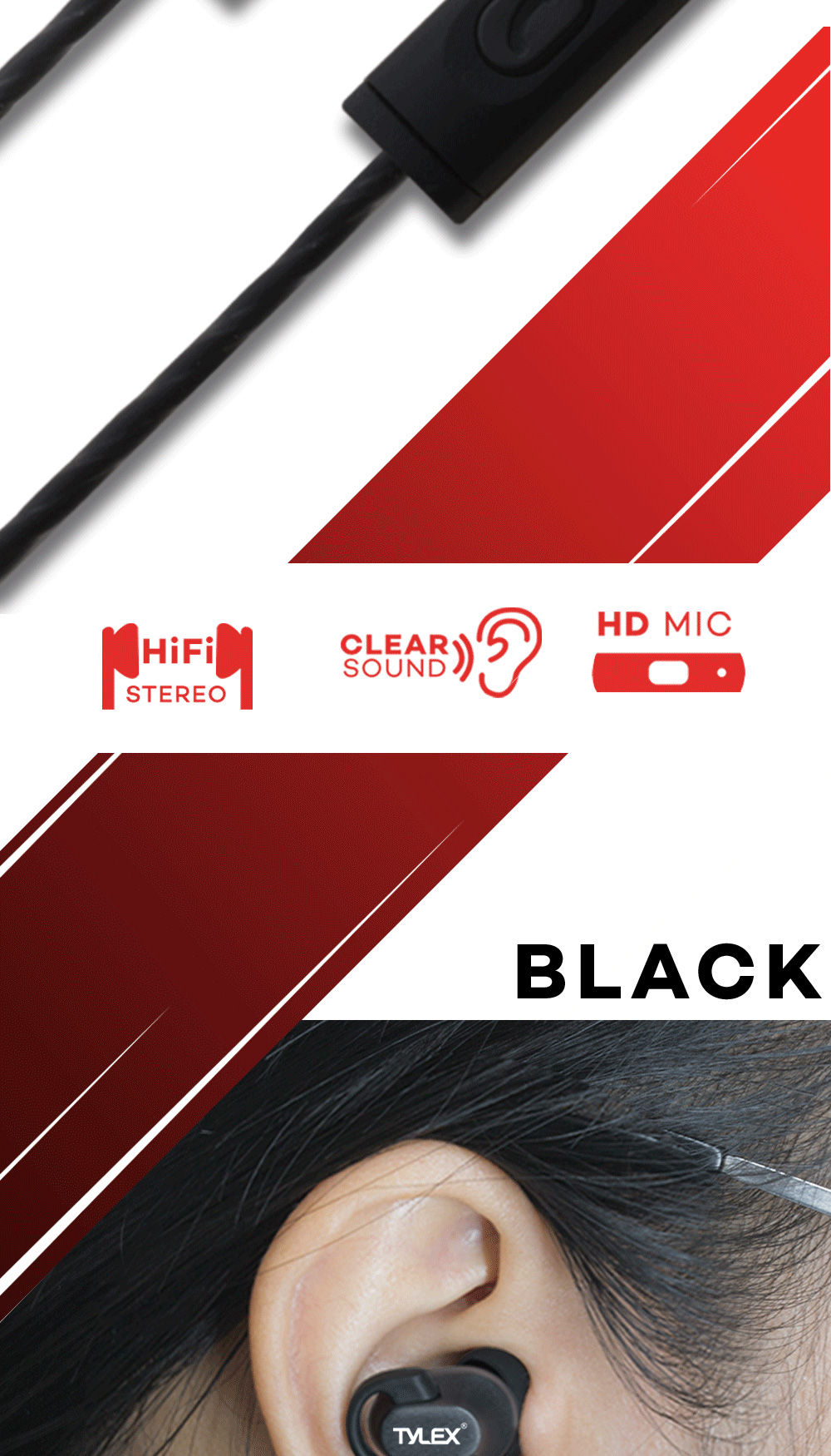 TYLEX X-K16 Portable Hi-Fi Music Stereo Headset | Shopee Philippines