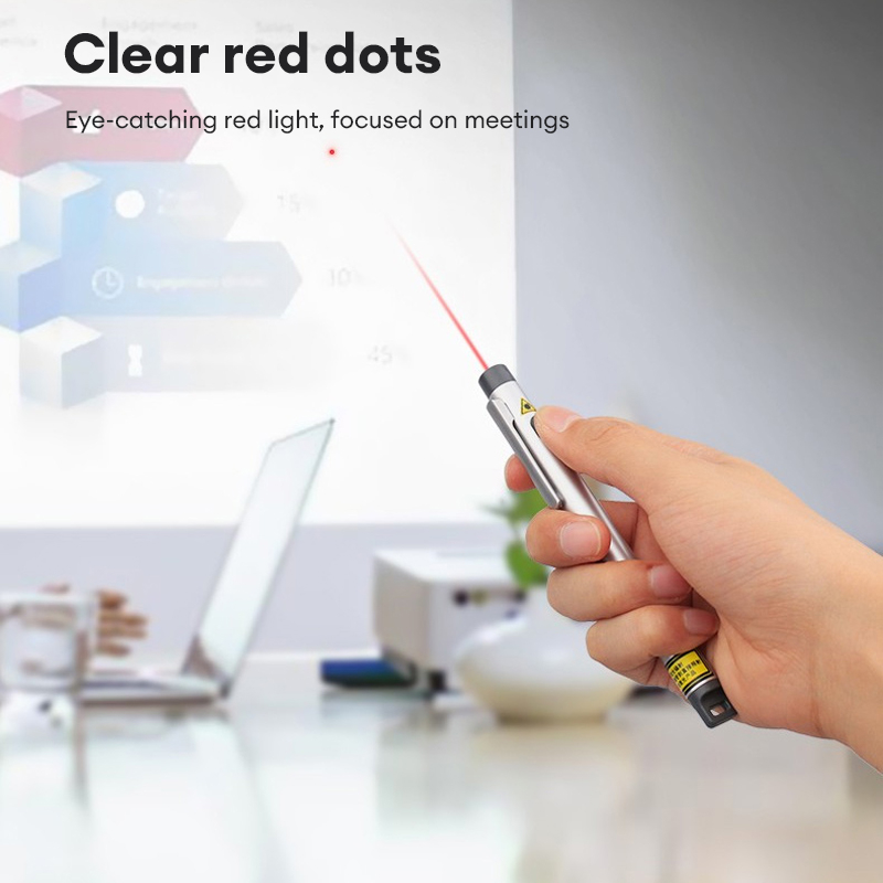 Deli Laser Pen Turning Pen Projector Pen Multi-function Electronic Red ...