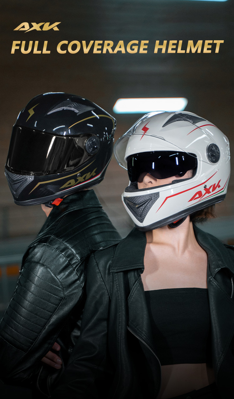 AXK/AKA Motorcycle helmet Street motorcycle helmet Dual Visor/Full face ...