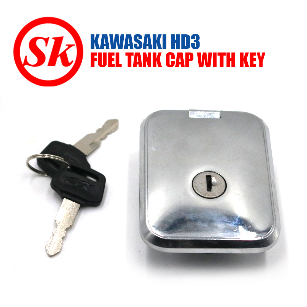 SK Fuel Tank Cap With Key For Kawasaki HD3 | Shopee Philippines