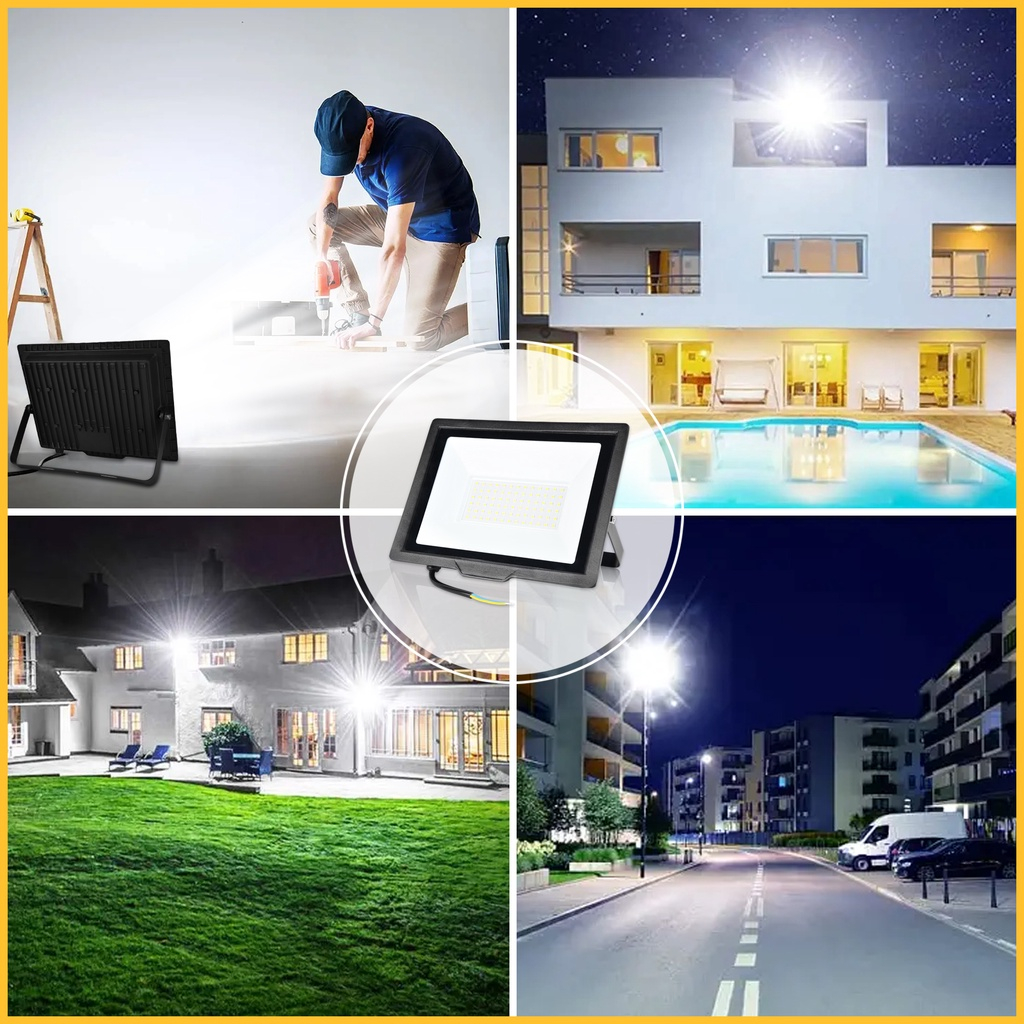 Eone Home Led Flood Light Rechargeable Light Waterproof Outdoor ...