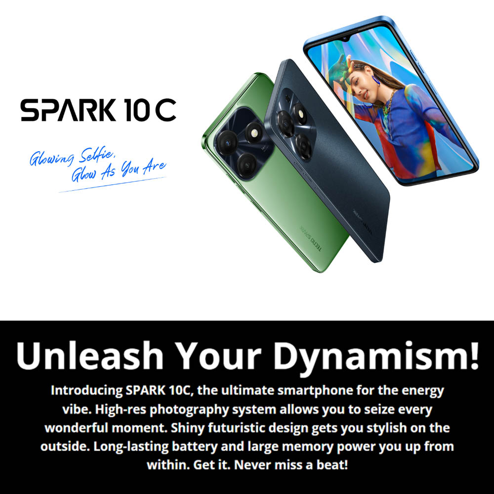 TECNO Spark 10C Smartphone (4GB/8GB RAM, 128GB ROM) | Shopee Philippines