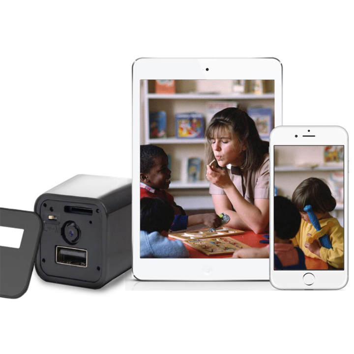 MERLIN Hidden Camera Spy camera Mini Camera Wall Charger CCTV Camera ...