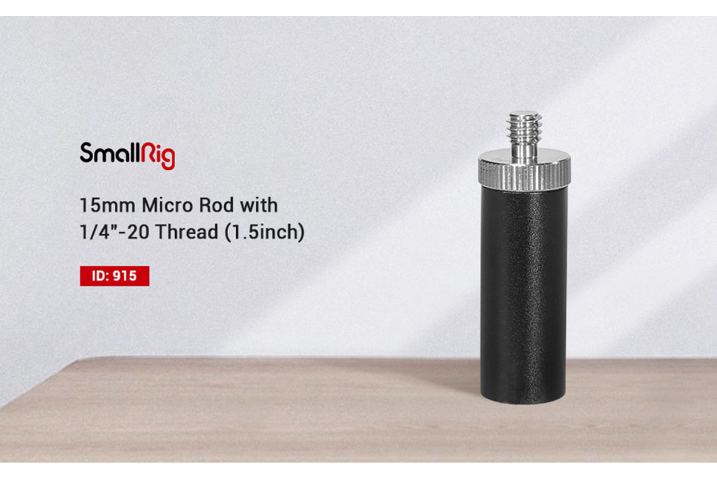 SmallRig 1.5" LWS 15mm Micro Rod with 1/4"-20 Male Female Thread for ...