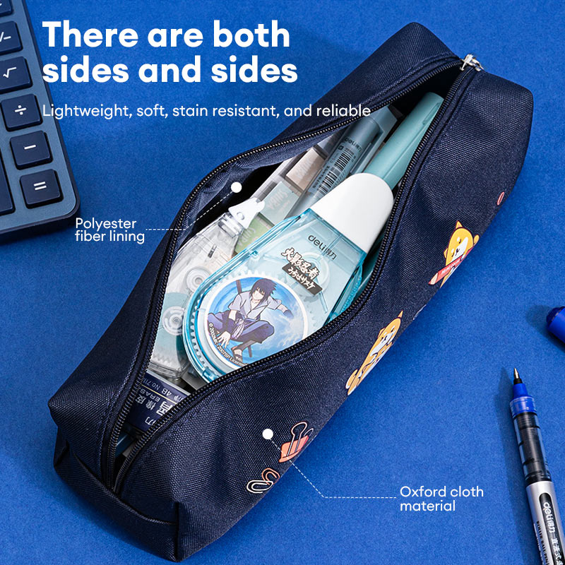 Deli Pencil Case Pencil Pouch Student Stationery Bag Pen Bag 3 Color ...