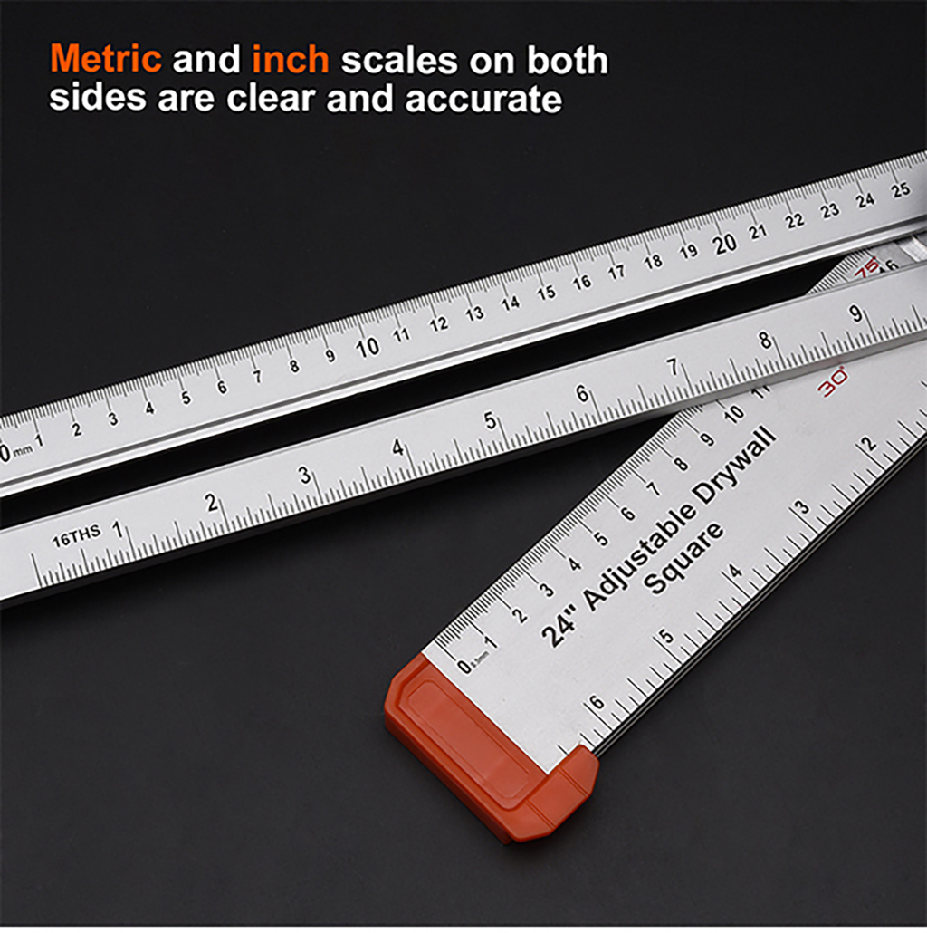 Harden 580746 24" Adjustable T-shaped Square Ruler Size: 600mm(24 ...