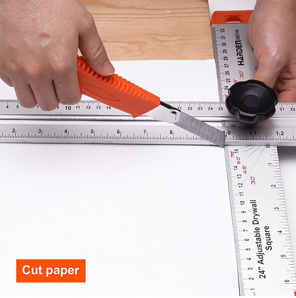 Harden 580746 24" Adjustable T-shaped Square Ruler Size: 600mm(24 ...