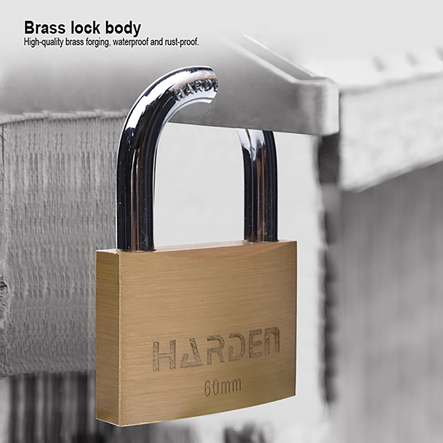 Harden 20mm - 50mm Brass Padlock Heavy Duty Lock | Shopee Philippines