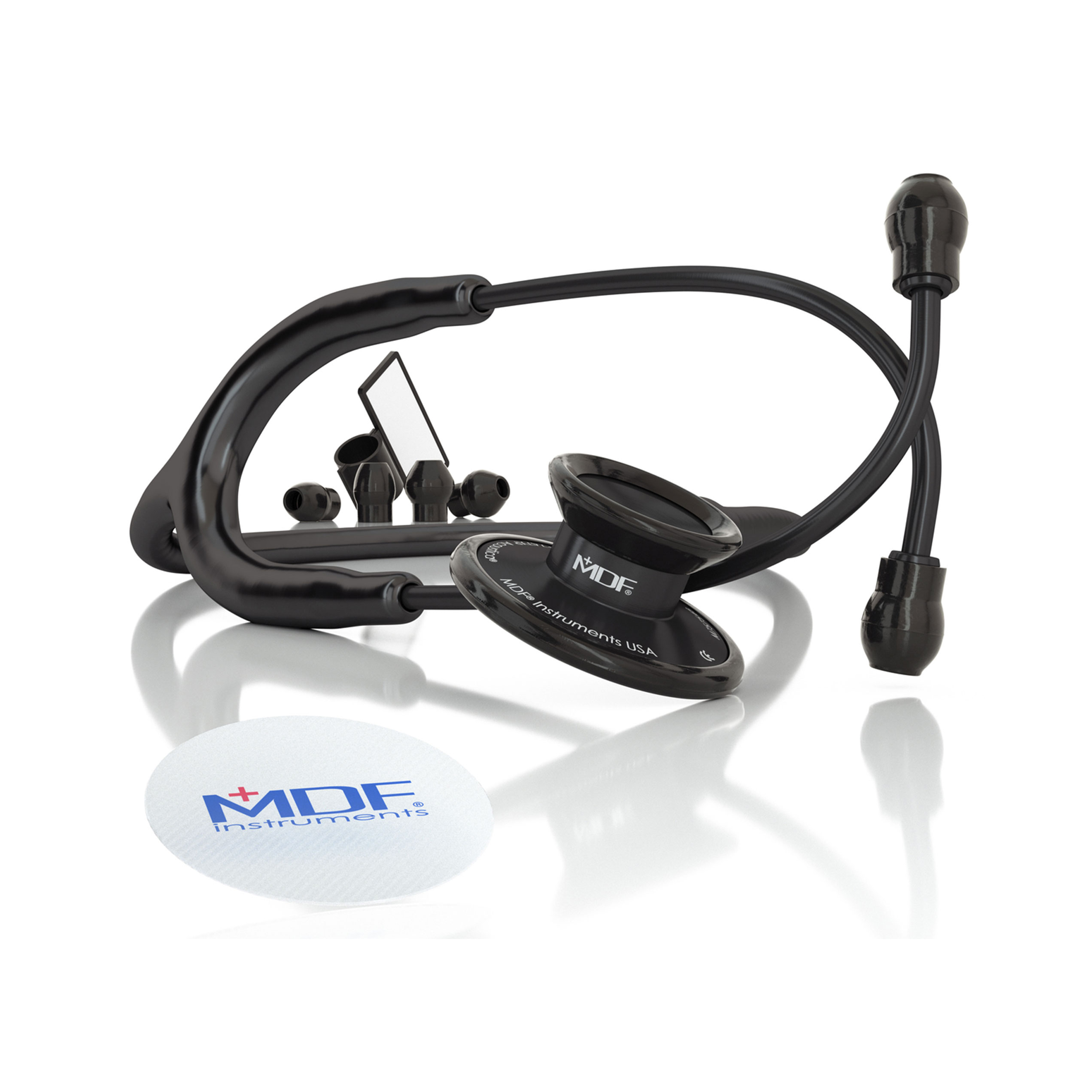 MDF Acoustica Lightweight Stethoscope MDF747XP-BO (All Black) | Shopee ...