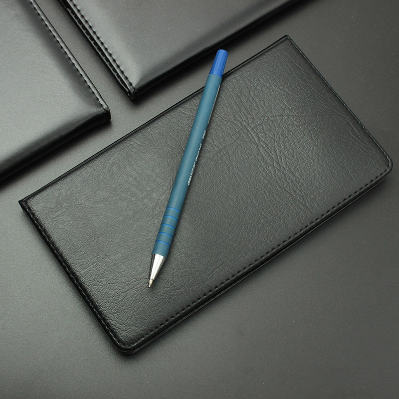 Deli 48K 80Sheets Journals Leather Cover Lined Notebook for Business ...