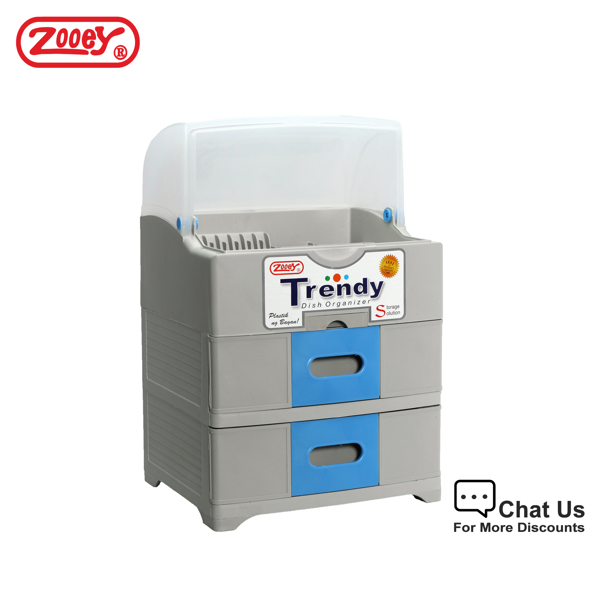 Zooey Trendy 2 Drawer Kitchen Organizer Stock no. 866 - 2K | Shopee ...