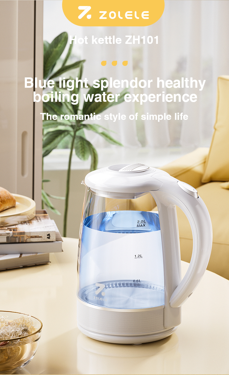 ZOLELE ZH101 Electric Water Kettle High Power Anti Scalding Heat ...