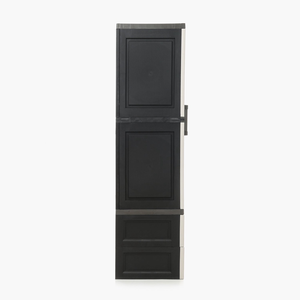 Megabox Wardrobe with 2 Drawer MG-186 (Grey and Beige) | Shopee Philippines
