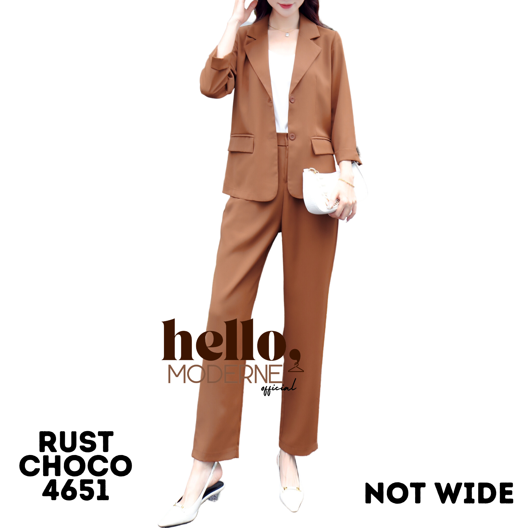 Hello Moderne Set Terno Blazer Trouser For Women Formal Wear Terno for ...