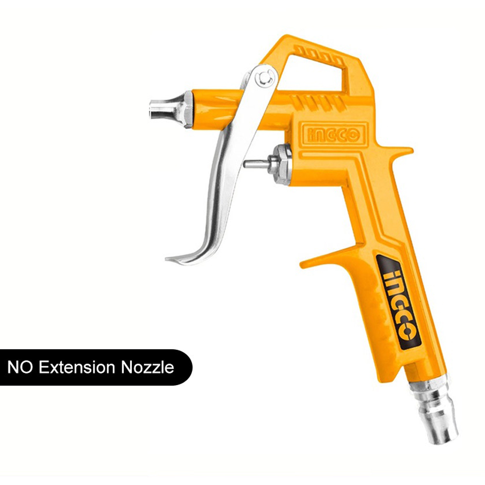 INGCO Air Duster Blow Gun with NITTO Type Connector ABG031-3 and ABG081-3 w/ 80mm Extension ...