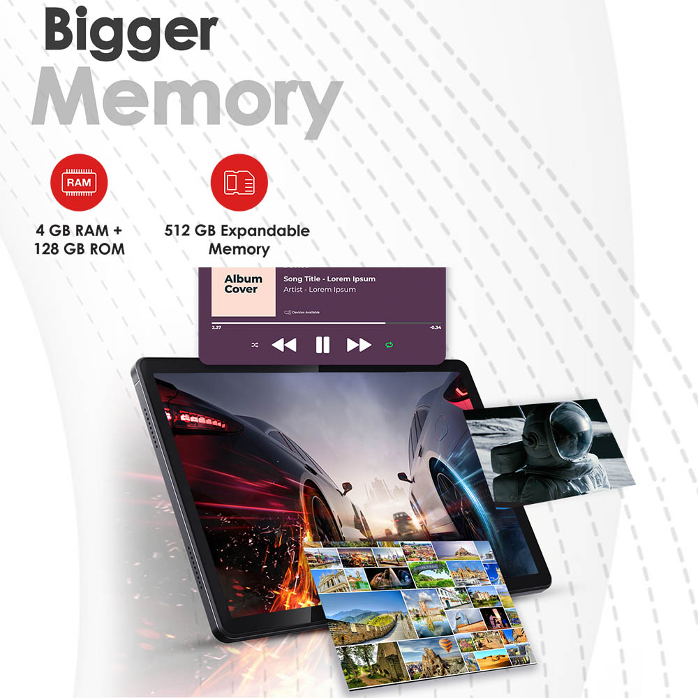 Itel Pad 1 Tablet | 2GB+64GB/4GB+128GB | Octa-core Processor | 10.1 ...