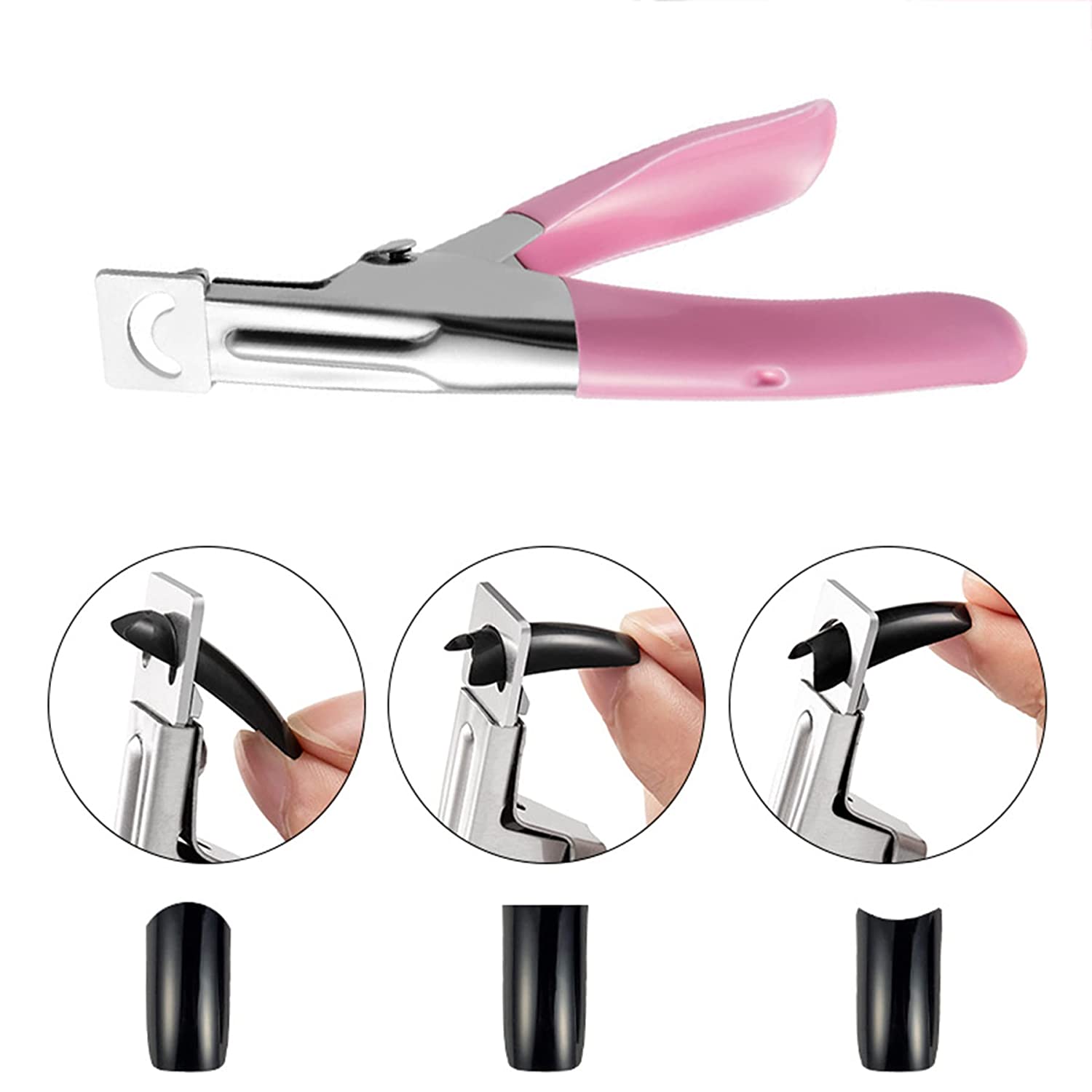 Beaucat Nail Edge Cutter UV Acrylic Fake Nails Clipper Tips Manicure ...