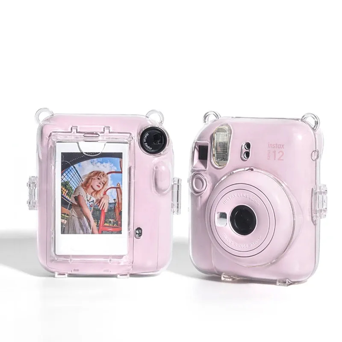 Clear Glitter Case for Fujifilm Instax Mini 11 Mini 12 Camera ...