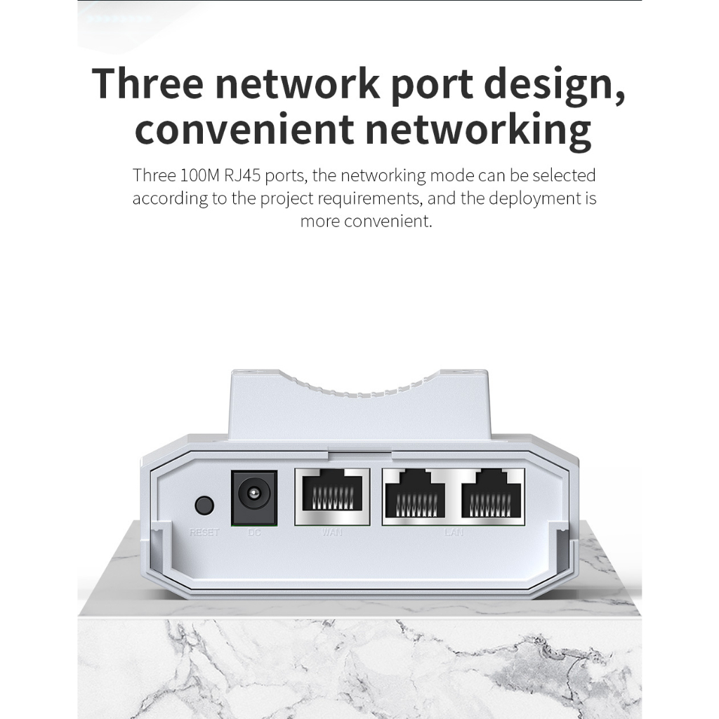 COMFAST CF-EW81 Long Range 2.4GHz Outdoor Wireless Network CPE Bridge ...