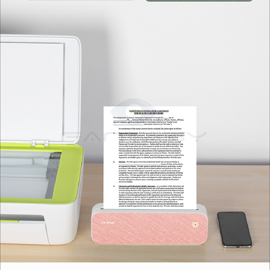 Peripage A40 200DPI Portable A4 Printer Mini Inkless Thermal Paper ...