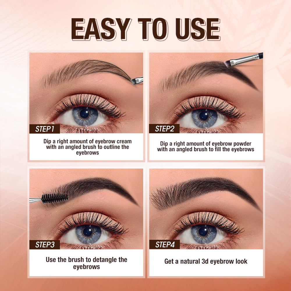 O.TWO.O Eyebrow Cream Waterproof Brow Makeup Brow Soap Natural Long ...