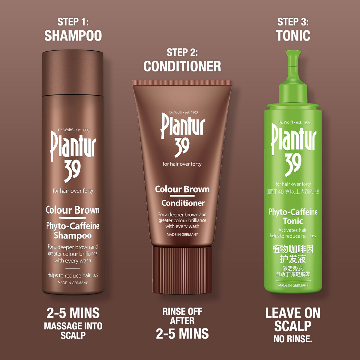Plantur 39 Brown Phyto-Caffeine Conditioner (150ml) - Brown Hair Color ...