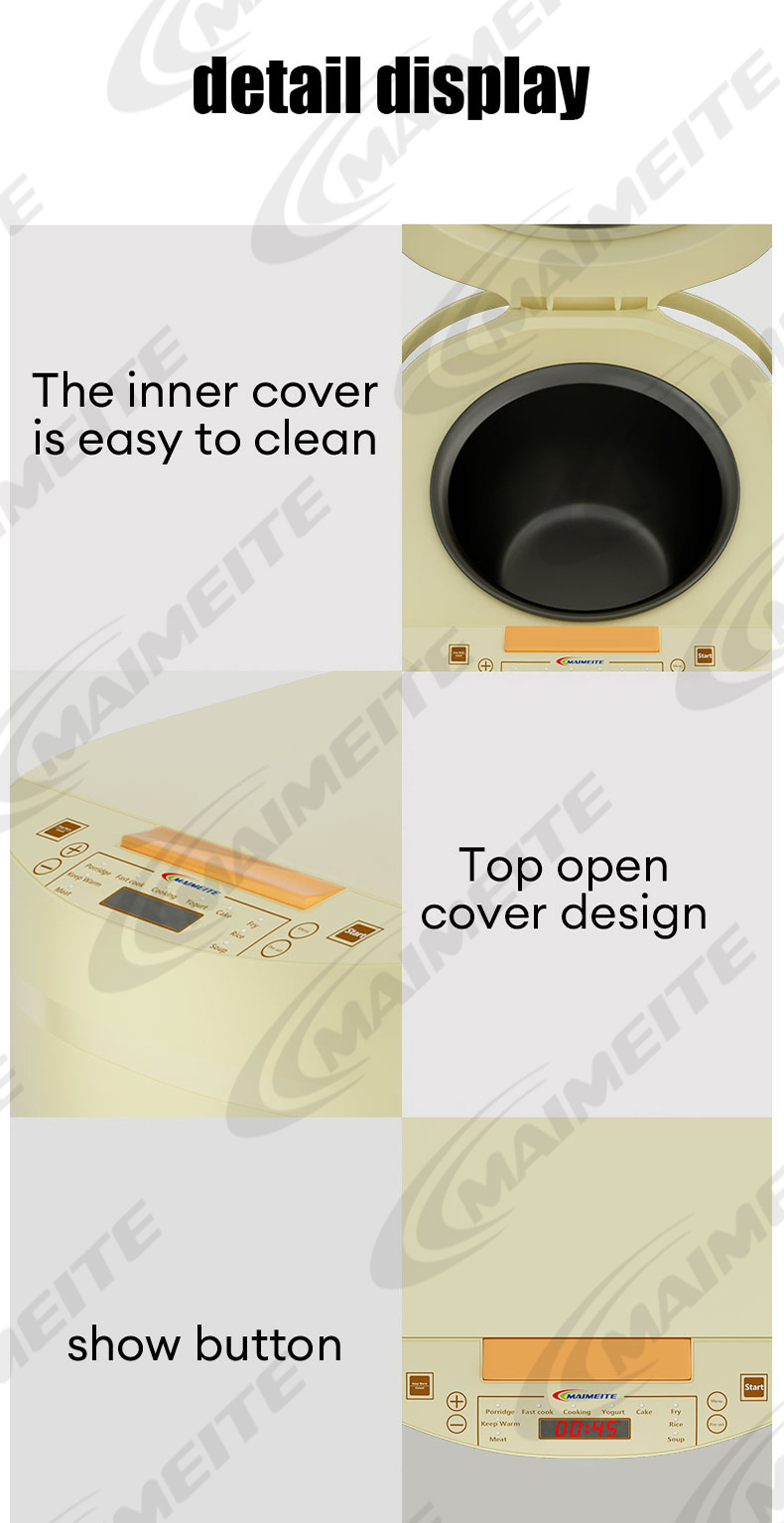 Maimeite Rice Cooker Large Capacity 6.0l Home Multifunctional Electric ...