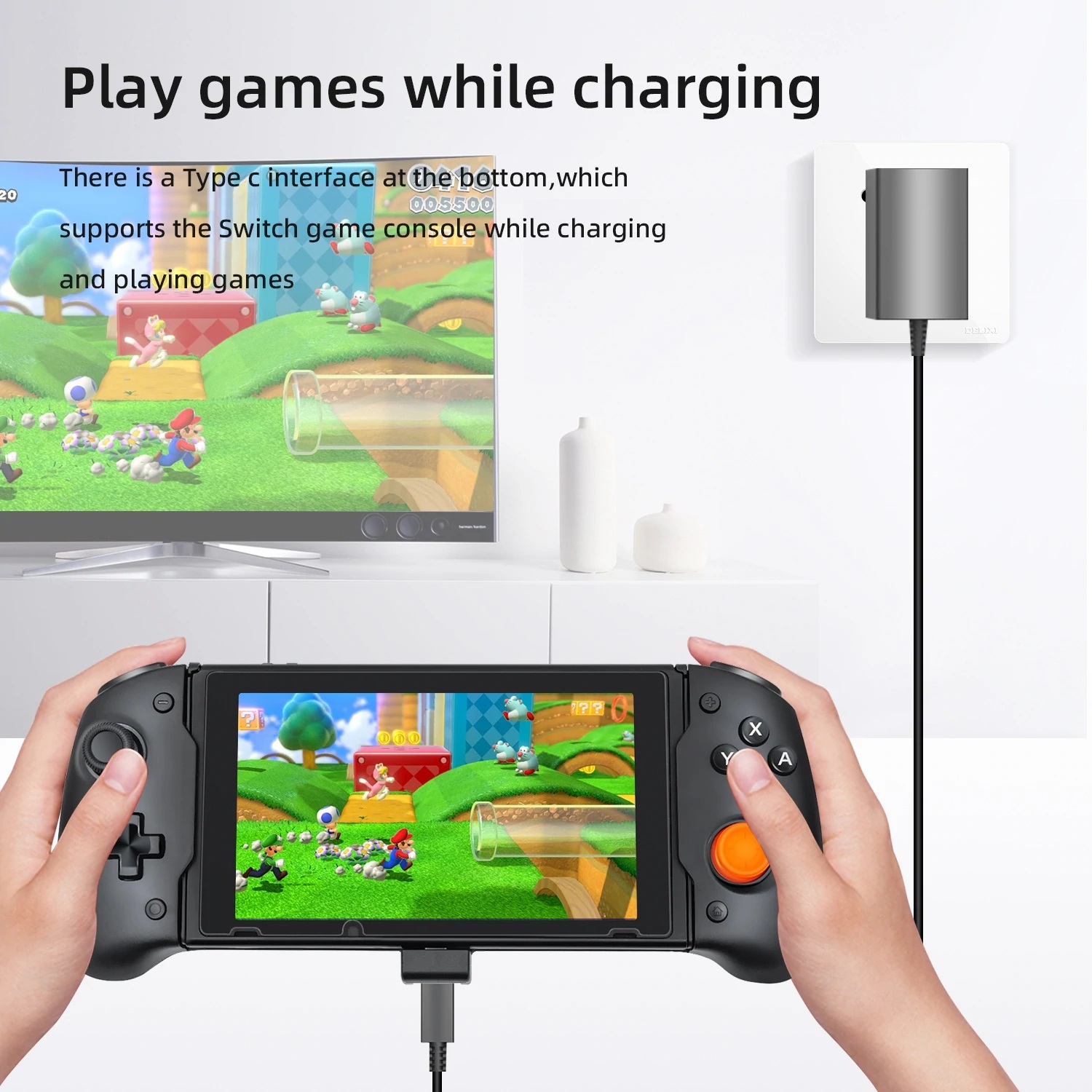 Dobe Nintendo Switch Standard & OLED Gamepad Console Joy-Con ...