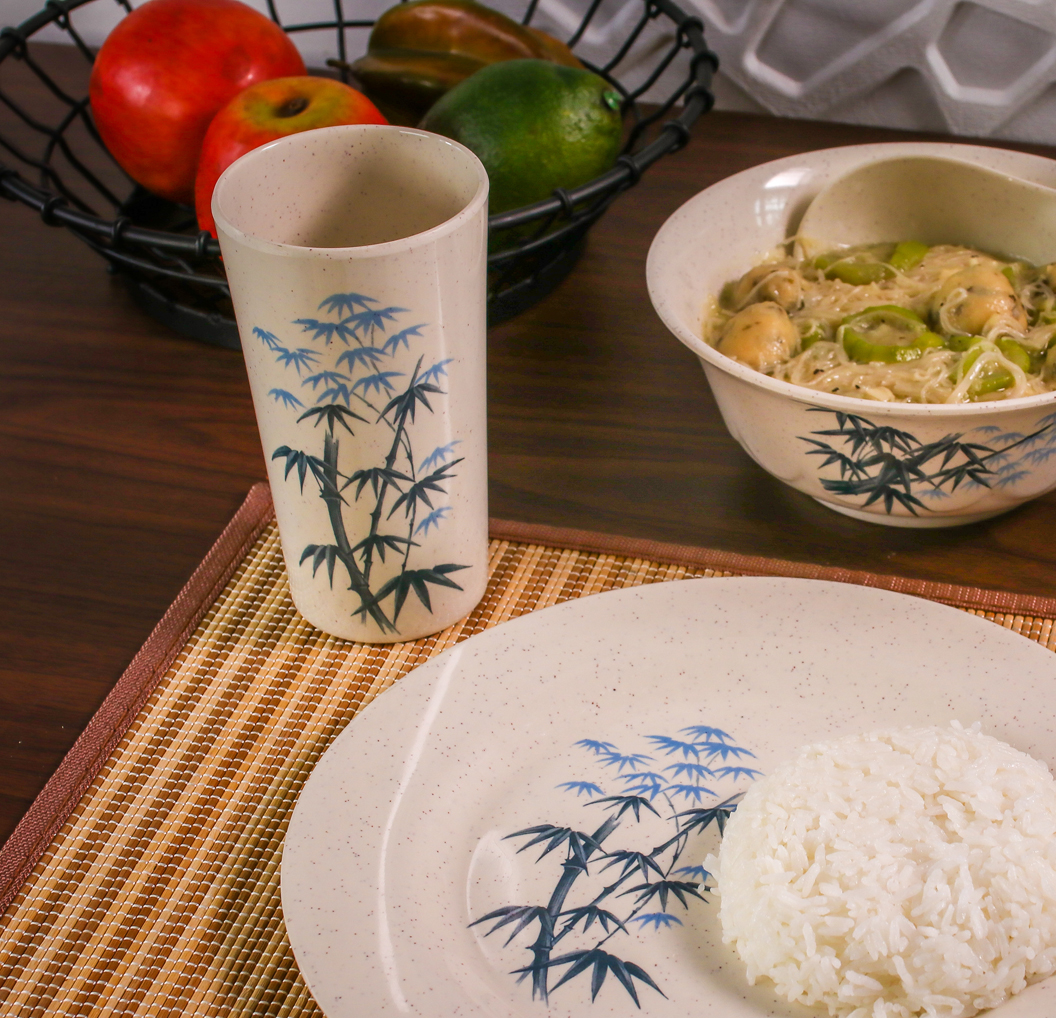 Melawares Bamboo 12oz / 14oz Melamine Plastic Tumbler | Shopee Philippines