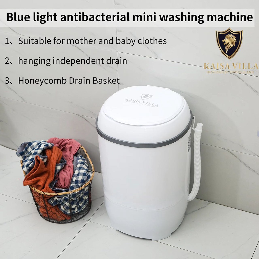 KAISA VILLA Washing Machine Mini Automatic Household Portable ...