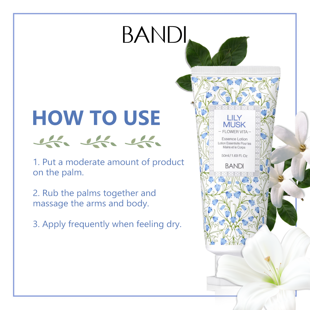 BANDI Flower Vita Essence Lotion 'Lily Musk' 50mL | Shopee Philippines