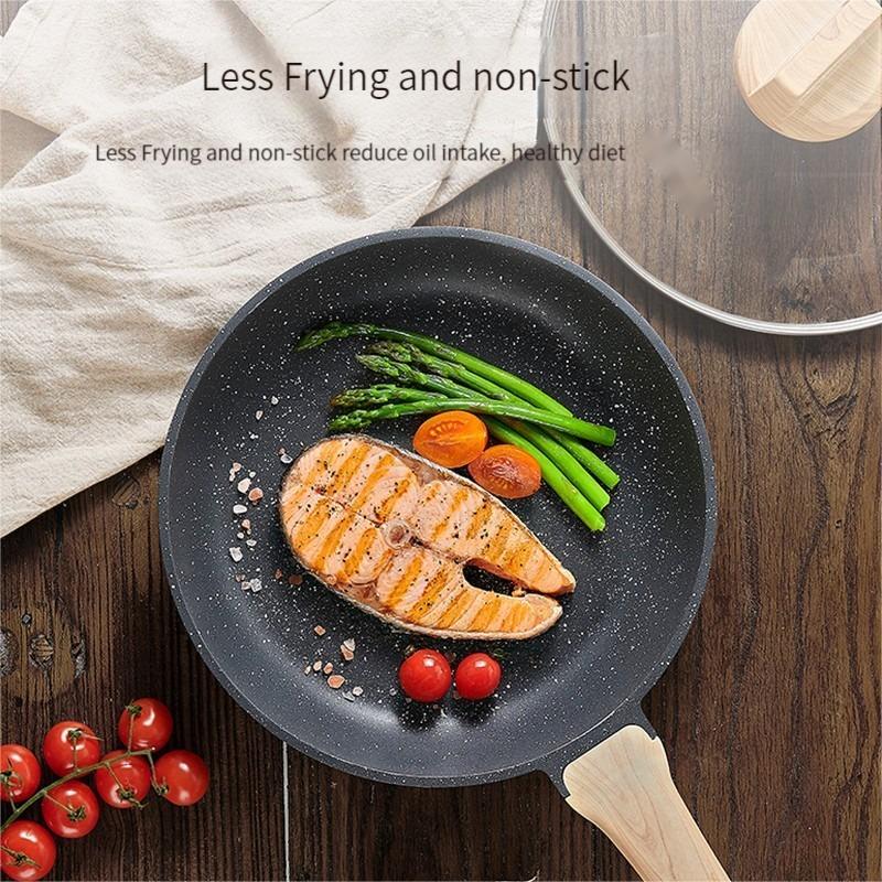 【LEUSE】Non-stick cookware set - medical stone coating - 5 colors ...