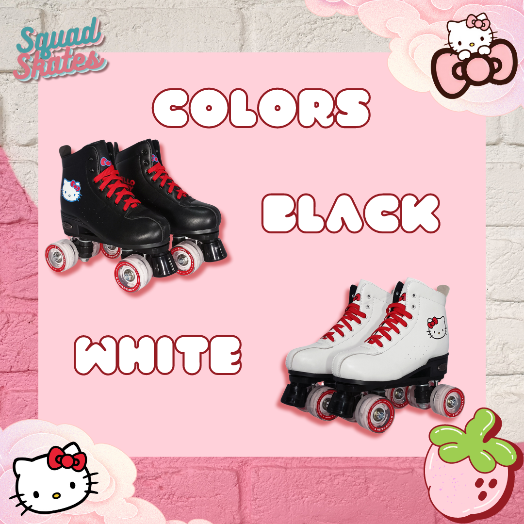 Squad Skates Hello Kitty Mellow Roller Skates with LED Light Wheels (F ...
