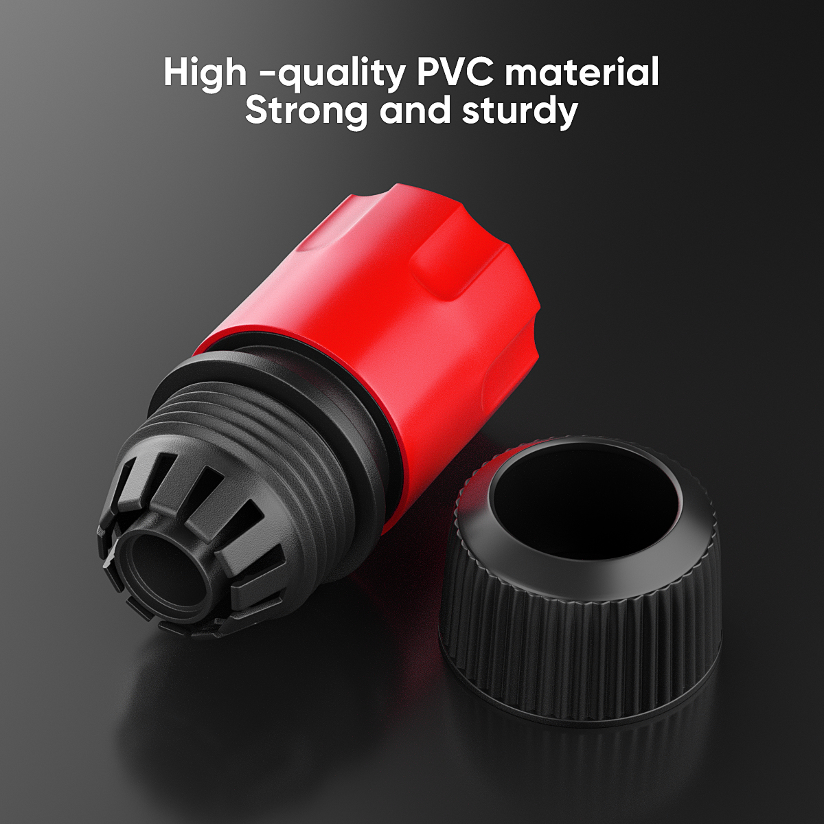 Mitsushi 3Pcs PVC Hose Connector 1/2/3/4 inch Quick Coupling Hose ...