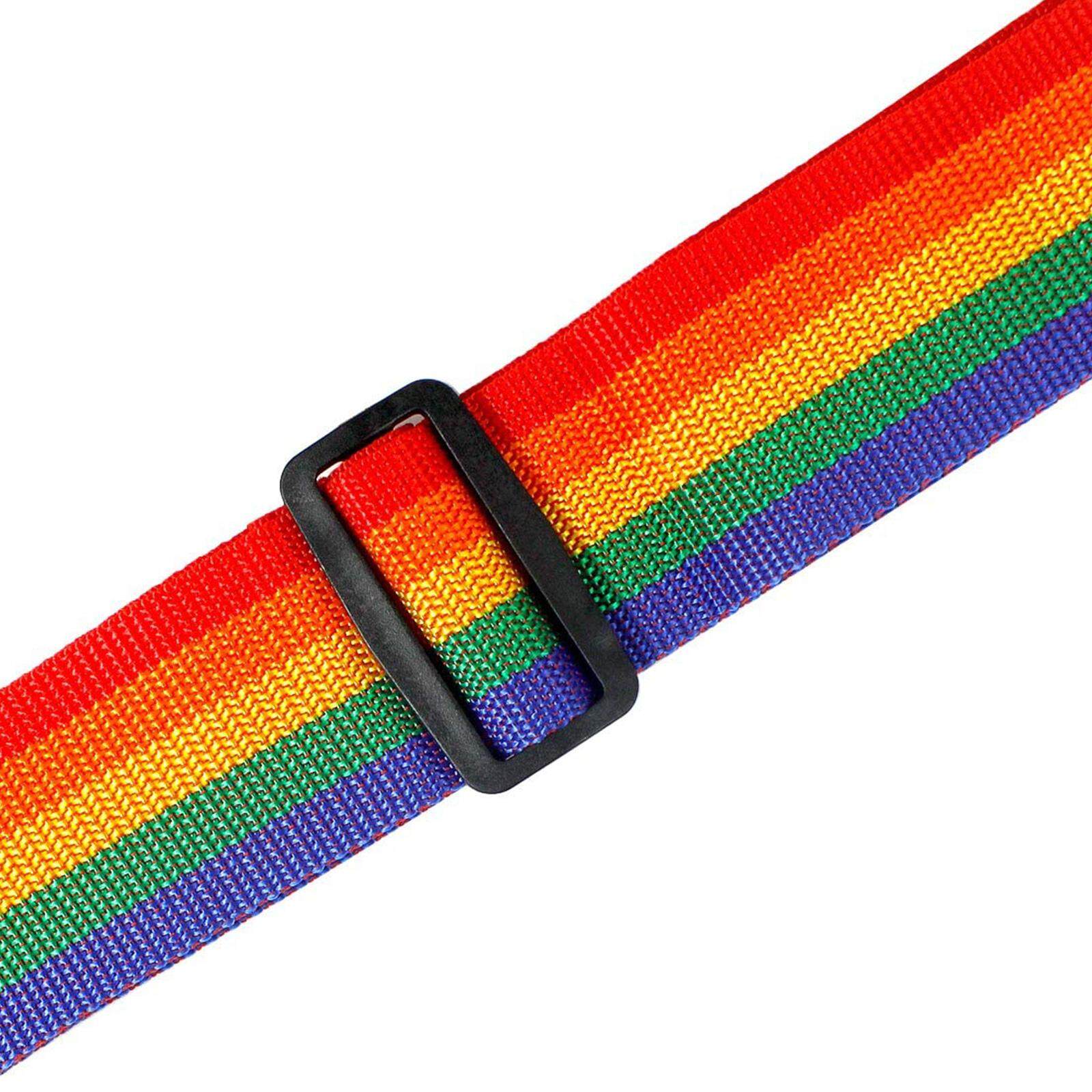 Adjustable Travel Buckle Luggage Belt Rainbow Luggage Belt Travel Box ...