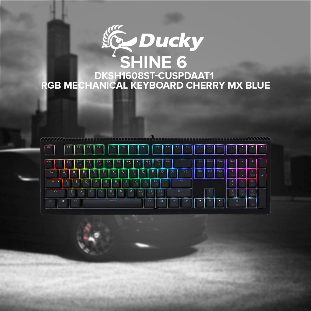 EasyPC | Ducky Shine 6 DKSH1608ST-CUSPDAAT1 RGB Mechanical Keyboard ...