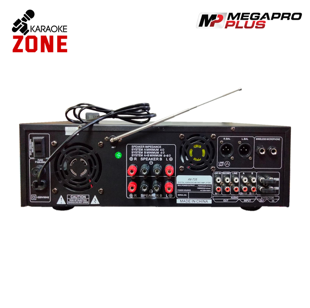 Megapro Plus Amplifier AV-735BT / MegaproPlus AV 735BT | Shopee Philippines