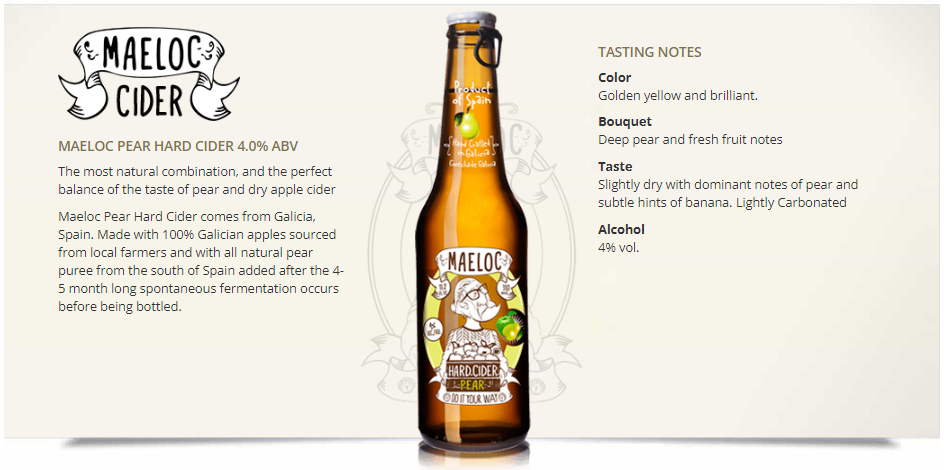 Maeloc Pineapple & Pear Hard Cider | Spain | Cider 330ml | Shopee ...