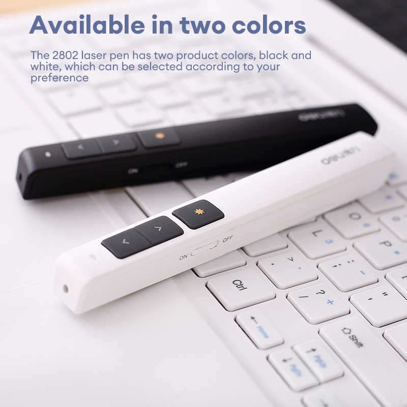 Deli Plug And Play Laser Pointer USB Pointer Wireless Presenter 100m ...